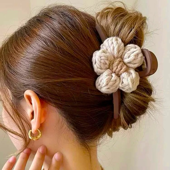 None | Accessories | Bohemian Floral Crochet Cottagecore Light Academia ...